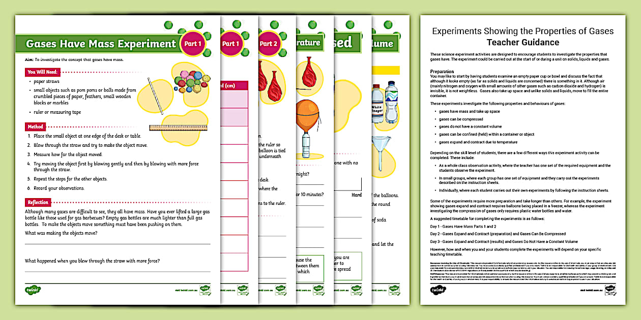 Gases Have Mass Experiments | Does Air Have Mass? - Twinkl