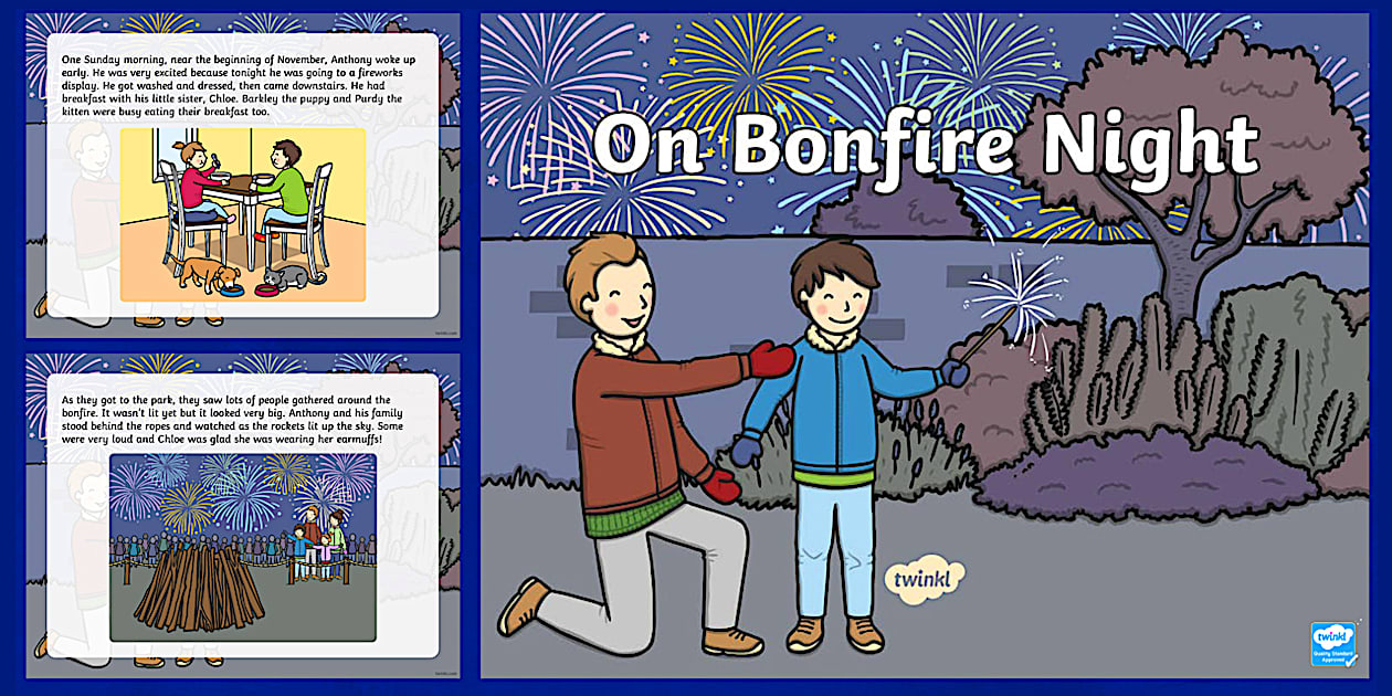 Bonfire Night Story PowerPoint - Primary - Twinkl