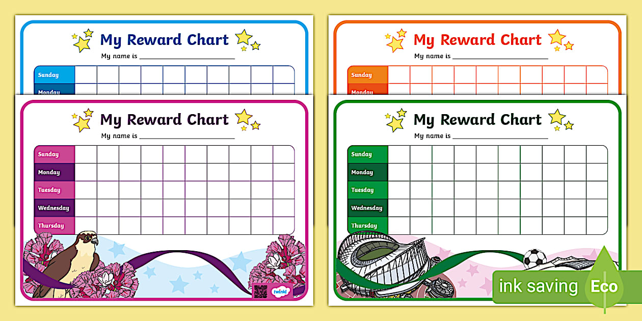Qatar Themed Reward Chart Pack