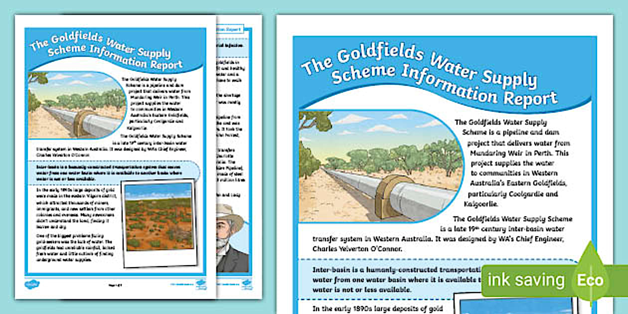 The Goldfields Water Supply Scheme Information Report