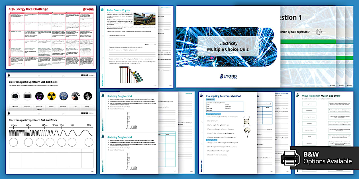 Physics Activity Pack (teacher made) - Twinkl