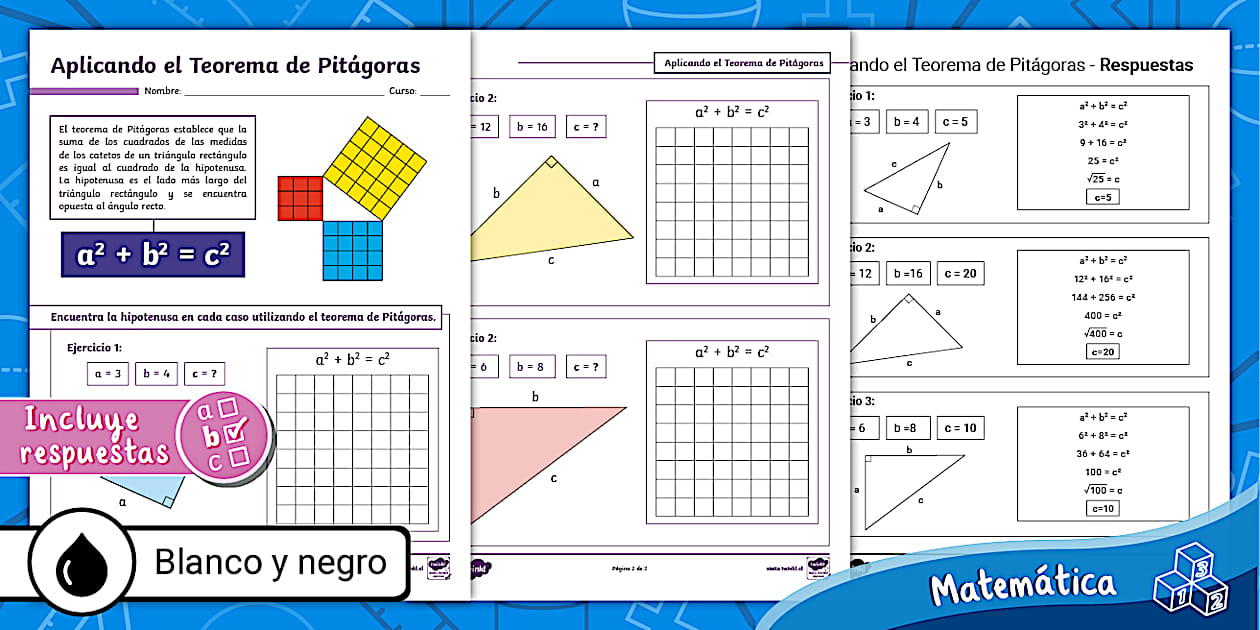 Pitágoras | Teorema de Pitágoras | Trío Pitagórico | Guía