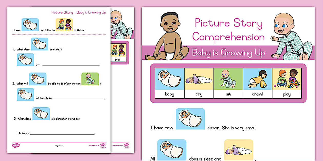Picture Story - Baby is Growing Up eBook (teacher made)