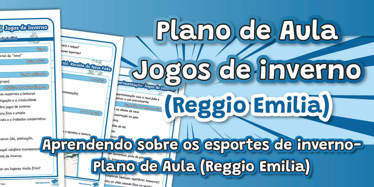 Plano de Aula Jogos de Inverno