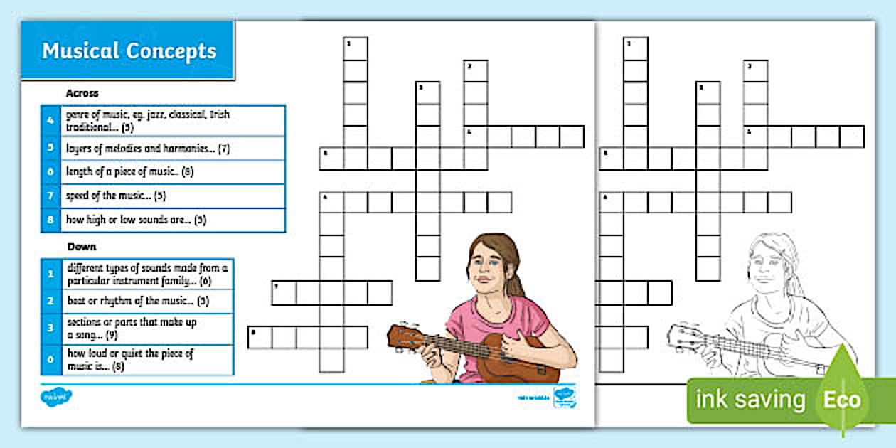 Musical Concepts Crossword