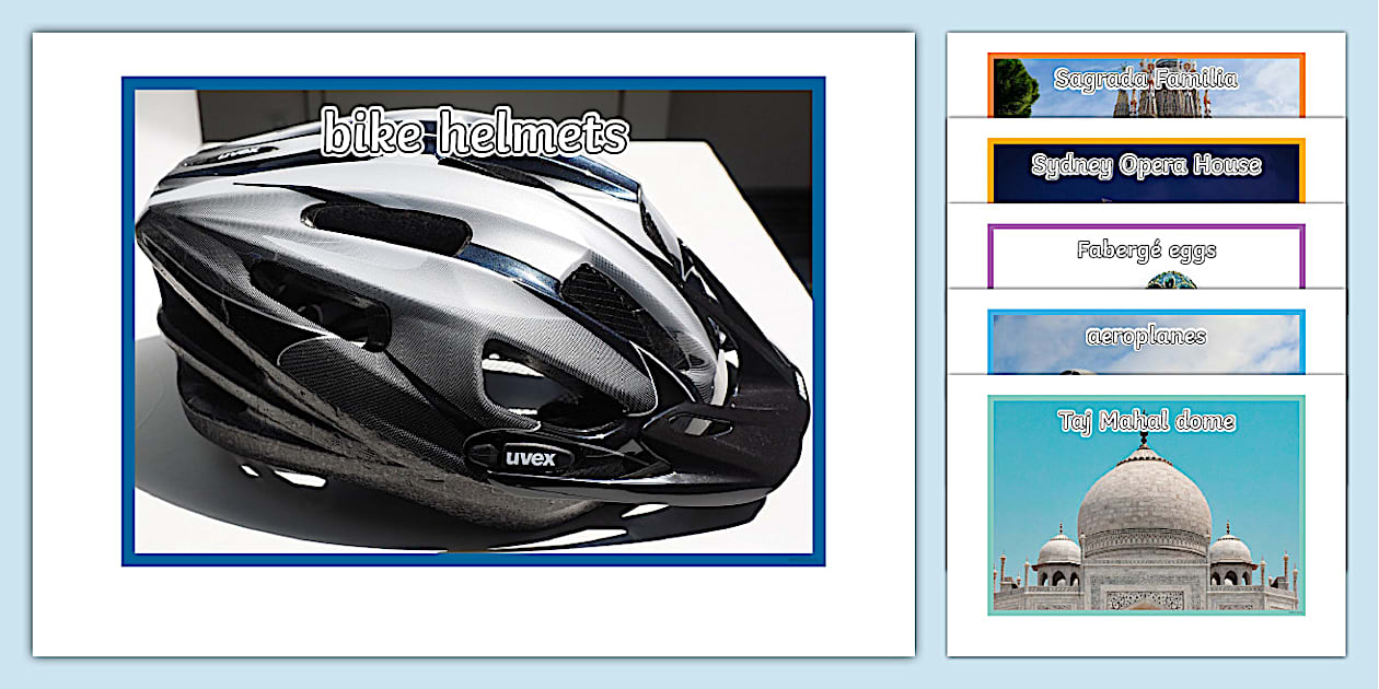 Famous Shell Structures Photo Display Pack (teacher made)