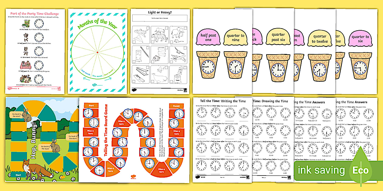 Teacher Aides Time Resource Pack F-2 (teacher made) - Twinkl