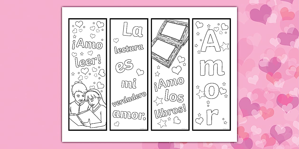 Día de San Valentín - separadores (teacher made) - Twinkl