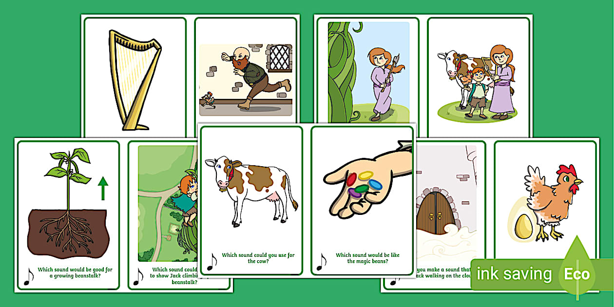 Jack and the Beanstalk Musical Storytelling Cards