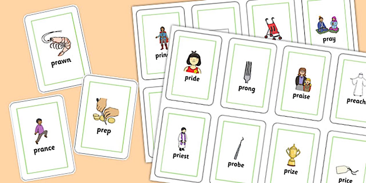 PR Sound Playing Cards (teacher made) - Twinkl