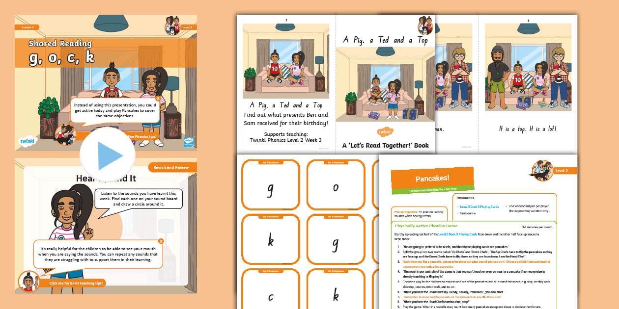 NZ Phonics: Level 2: Week 3: Lesson 5: Phonics Blending
