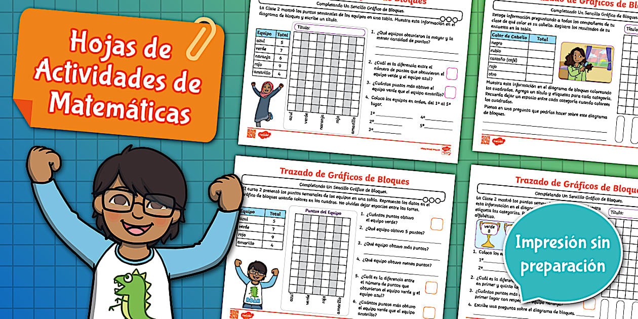Hojas de Actividades: Diagramas de Bloques - Twinkl Colombia