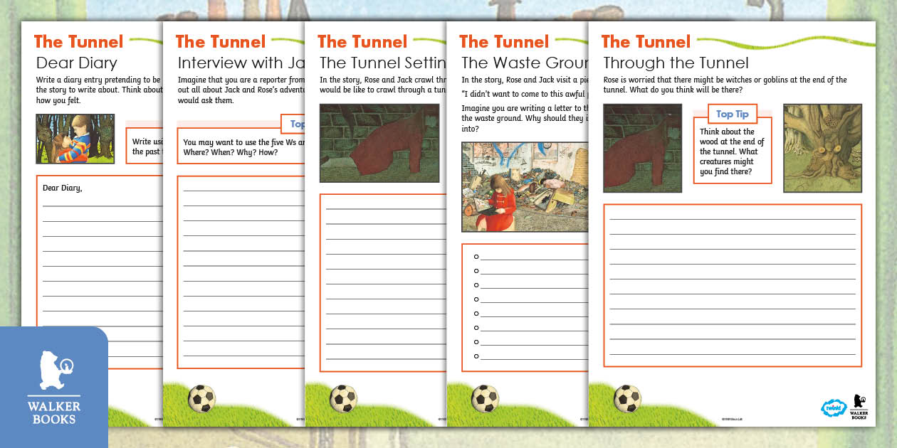 FREE! - The Tunnel: Short Burst Writing Pack (teacher made)