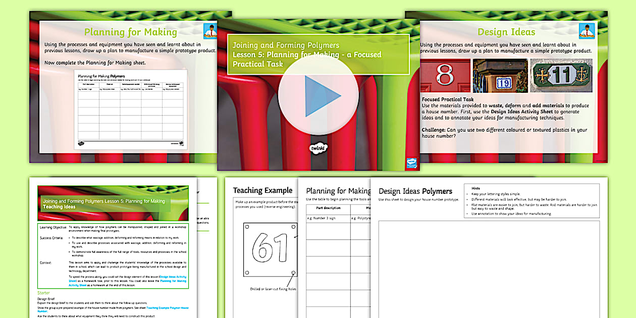 Manufacturing Processes - Joining and Forming Polymers: Lesson 5 ...