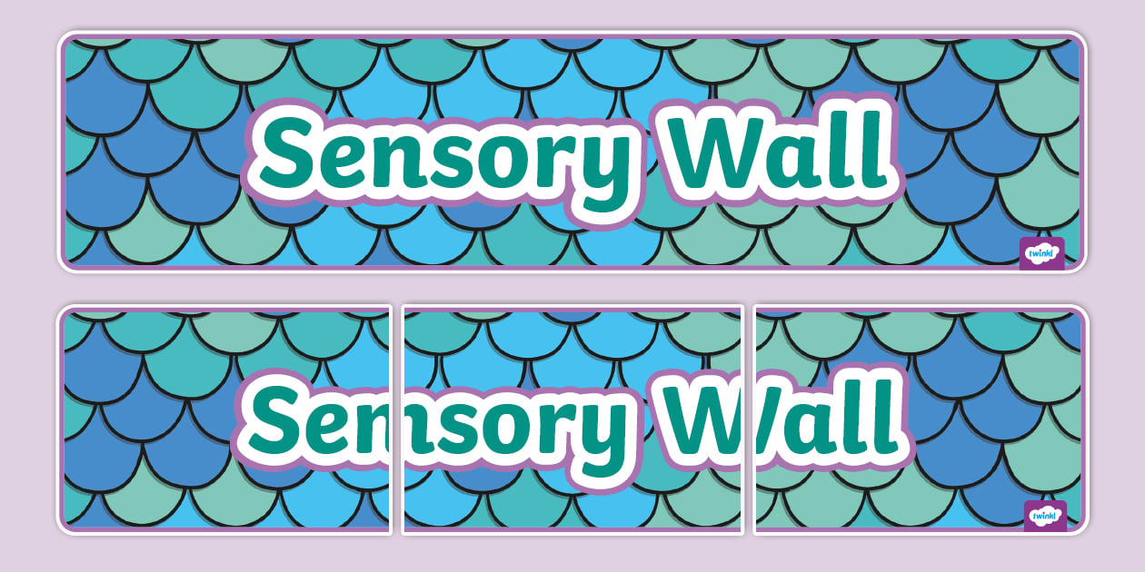 Sensory Wall Display Banner (teacher made) - Twinkl