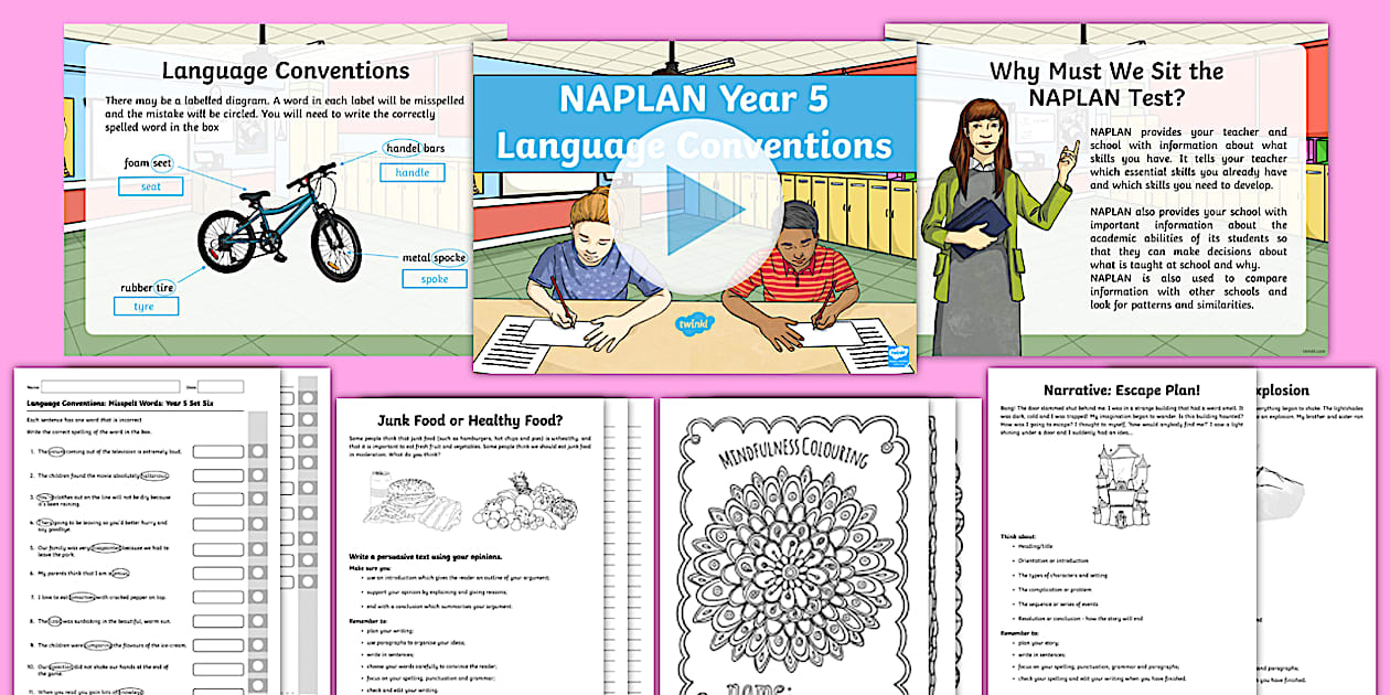 Year 5 NAPLAN Preparation and Practice Exams Resource Pack 3