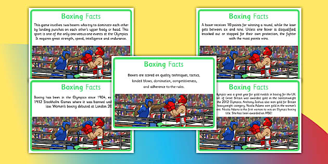Boxing Display Facts (teacher made) - Twinkl