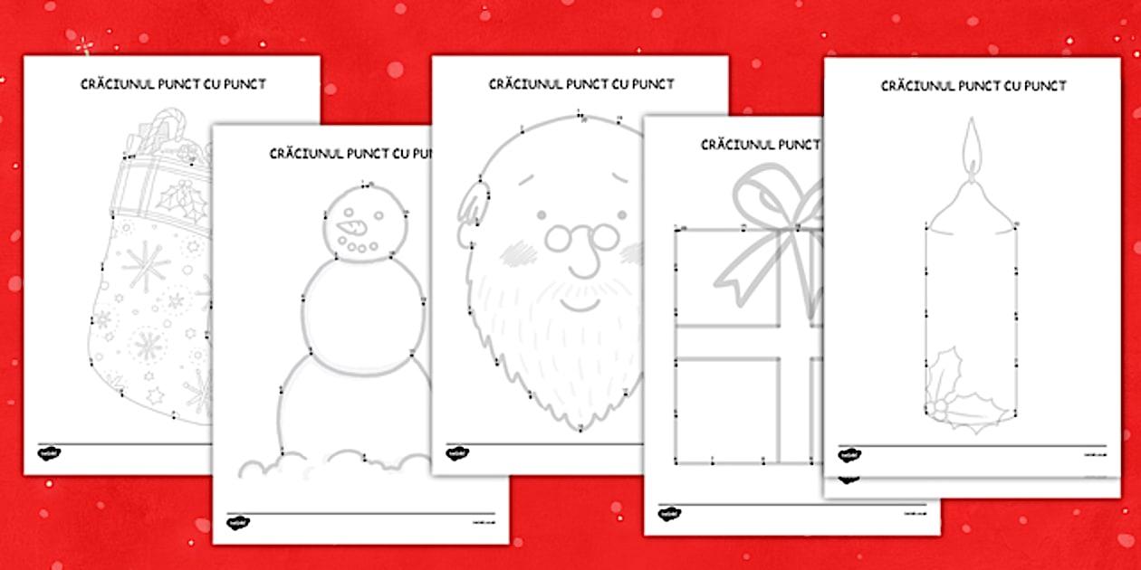 Crăciun - Fișe de unit puncte (teacher made) - Twinkl