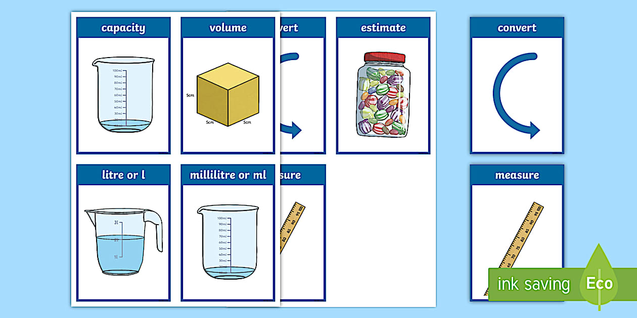 CfE First Level Numeracy and Mathematics Measurement (Capacity and Volume)
