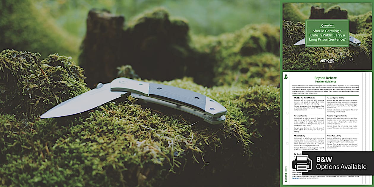 Knife Crime Debate | GCSE English Language | Beyond - Twinkl