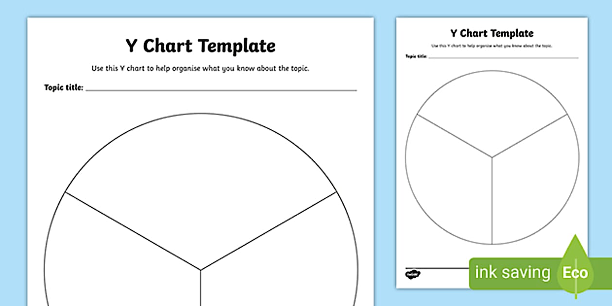 KS2 Y Chart Template (teacher made) - Twinkl