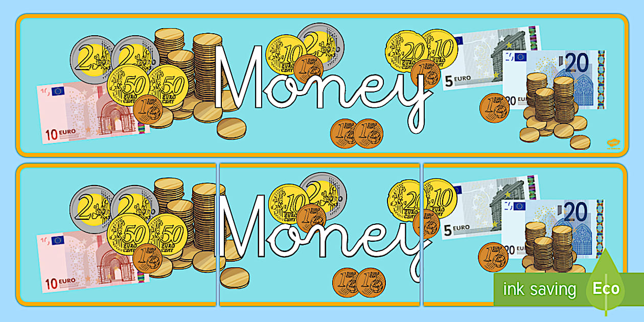 Euros Money Display Banner