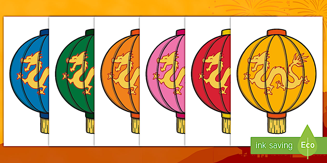Editable Chinese Lanterns Craft