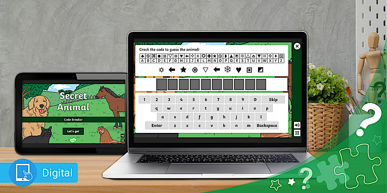 Animal Code Breaker Puzzle - Twinkl Puzzled – Kids Puzzles