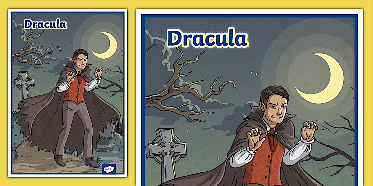 Dracula Display Poster (teacher made) - Twinkl