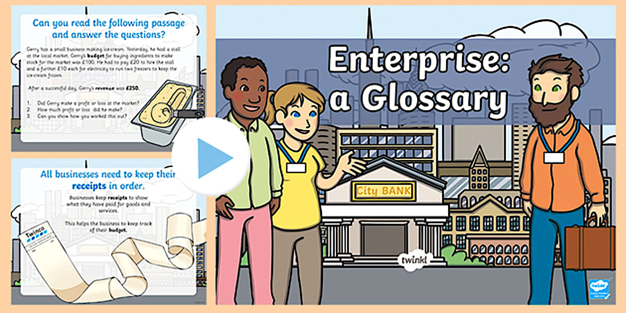 Enterprise PowerPoint Presentation - Explaining Key Terms