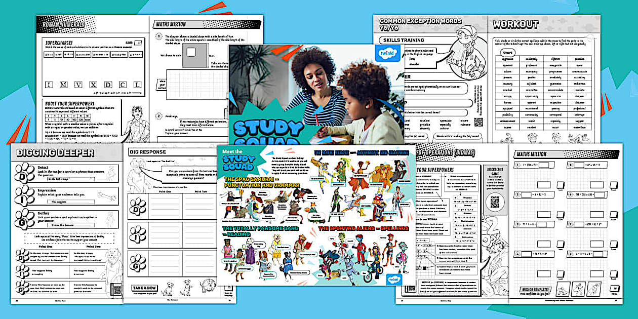 👉 Study Squad KS2 SATs Practice Maths and English Taster Pack