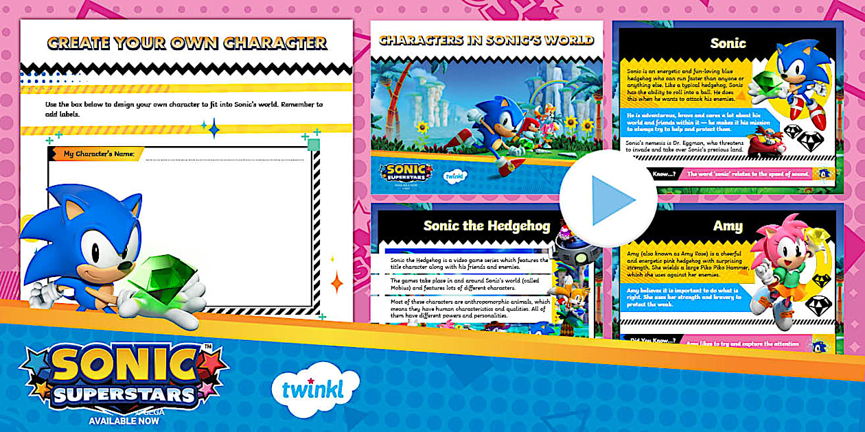 FREE! - Create a Sonic Character | Sonic Superstars | SEGA