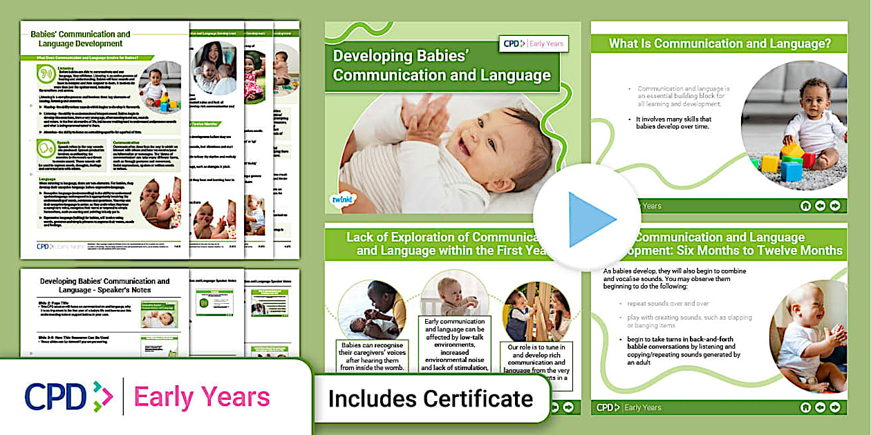 Babies' Communication and Language | Early Years CPD