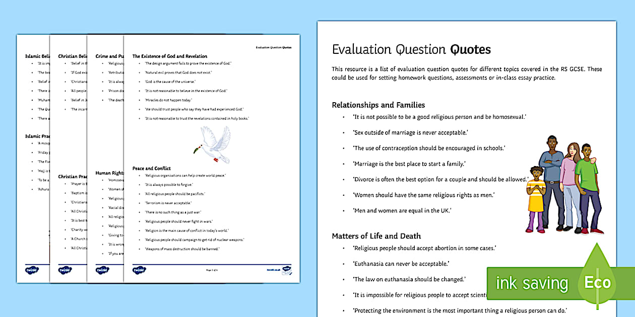 Evaluation Quotes Card Pack (teacher made) - Twinkl