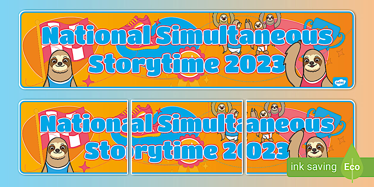 National Simultaneous Storytime 2023 Display Banner - Events