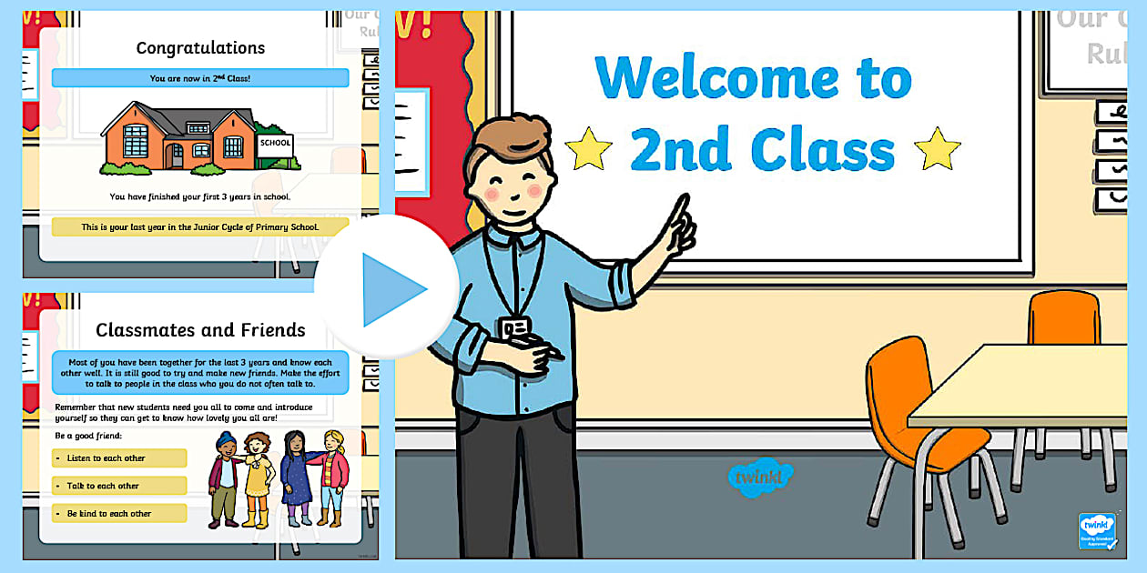 Welcome to 2nd Class PowerPoint (teacher made) - Twinkl