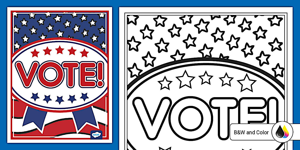 Vote! Election Poster (teacher made) - Twinkl