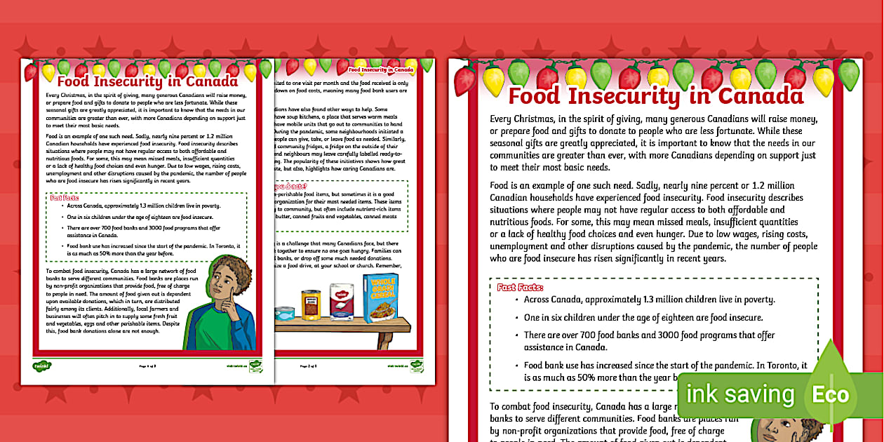 Kind Christmas Non-Fiction Story Reading Comprehension
