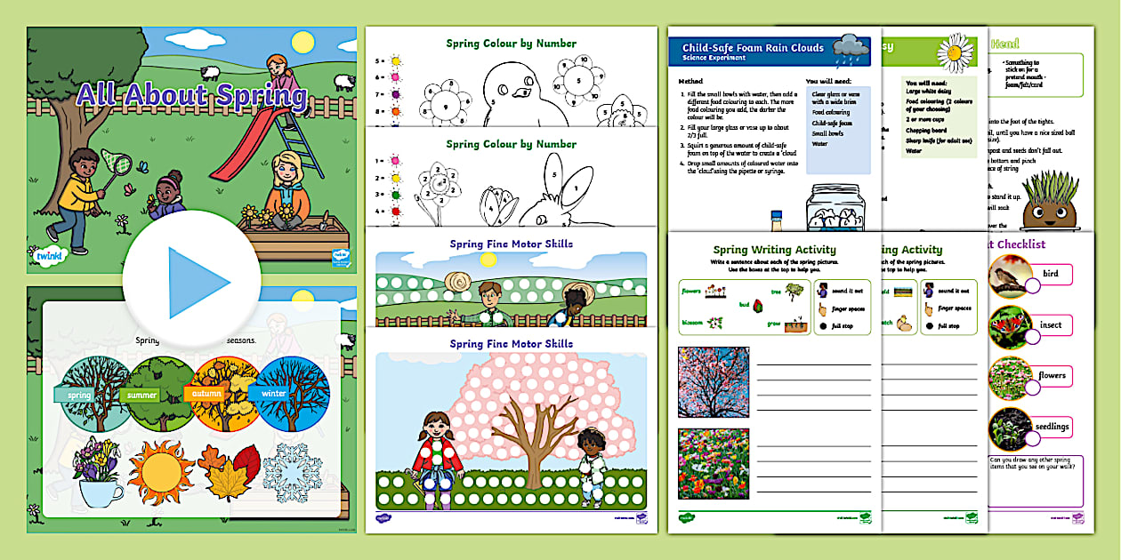 EYFS Spring Resource Pack (Ages 3-5) | Twinkl (teacher made)