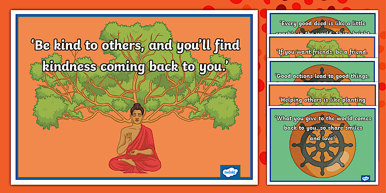 Buddha Quotes on Karma Display Posters (teacher made)