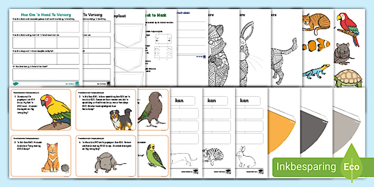 Troeteldiere Skootboek