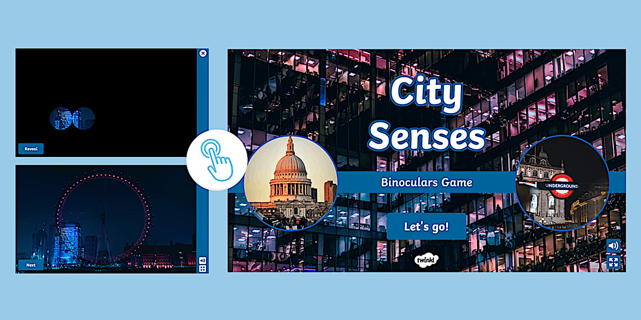 City Senses Interactive Binoculars Game (teacher made)