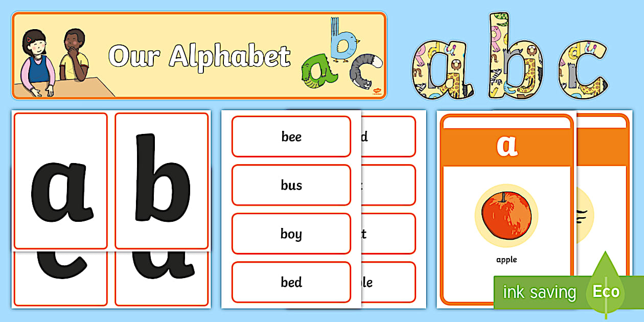 Precursive Alphabet Display Pack (teacher made) - Twinkl