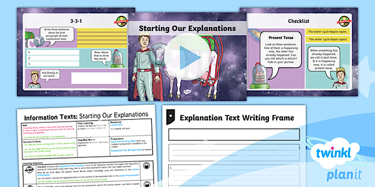 Space: The King of Space: Information Texts 5 Y3 Lesson Pack To Support