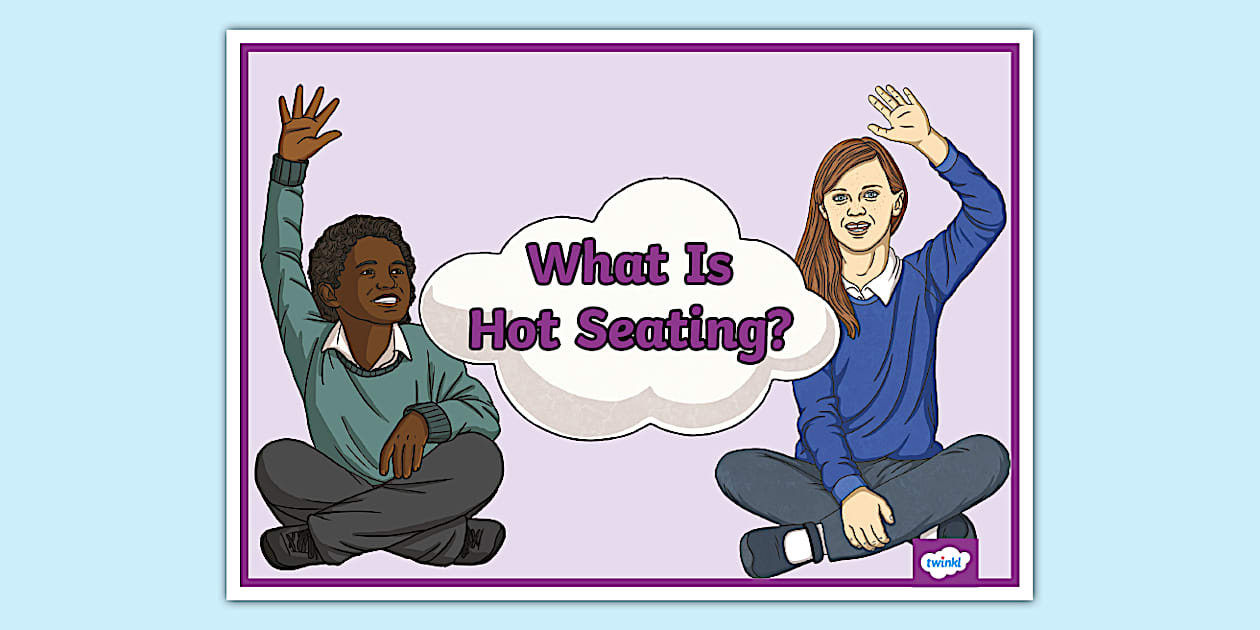 Hot Seating Display Poster (Teacher-Made) - Twinkl