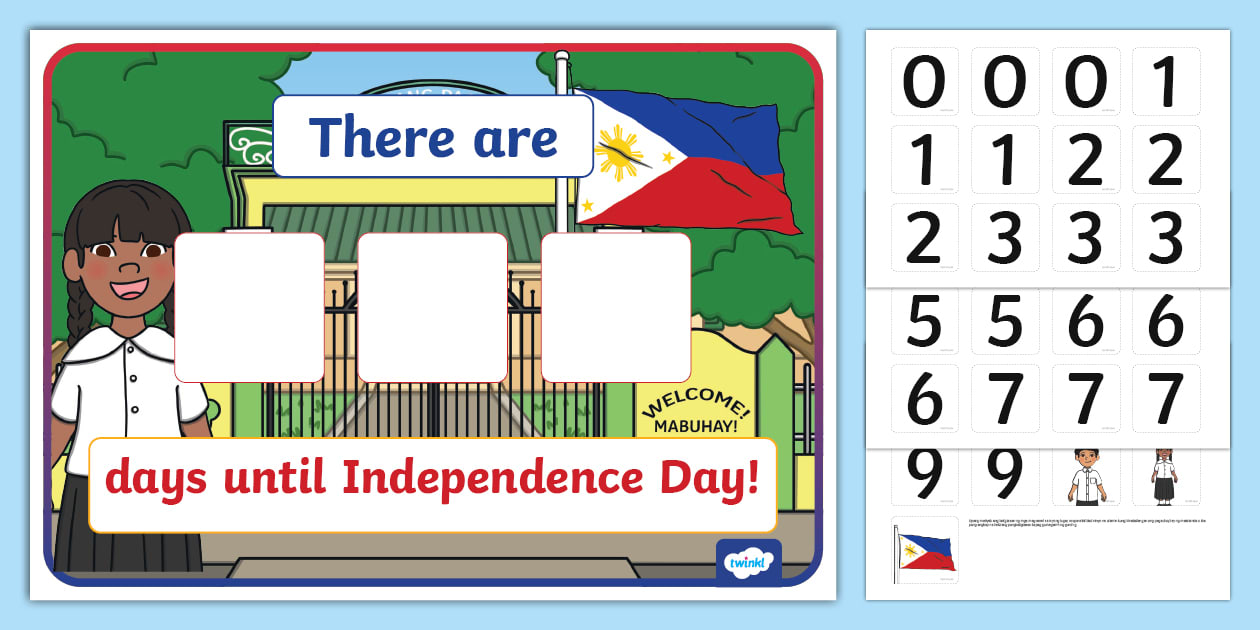 Philippine Independence Day Countdown Display Poster