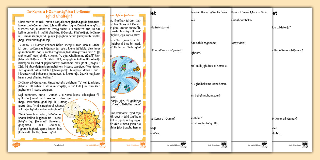 Ix-Xemx u l-Qamar Jgħixu fis-Sema: Tgħid Għalfejn?