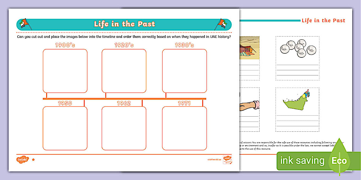 Life in the Past Differentiated Activity Sheets - Twinkl
