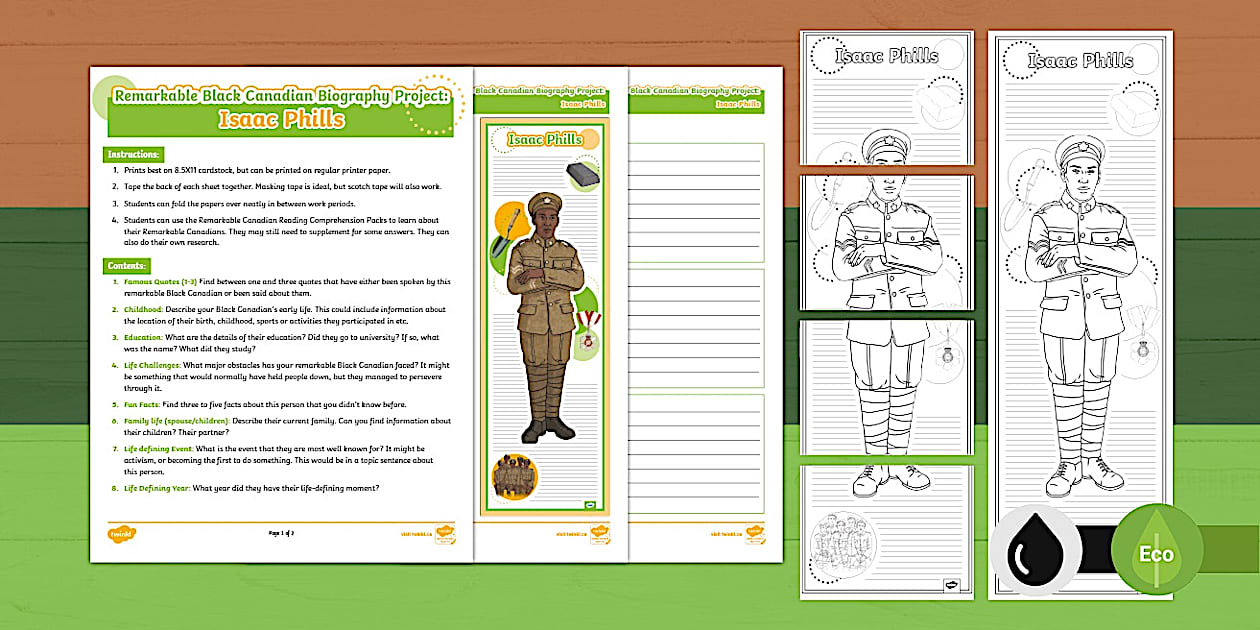 Remarkable Black Canadian Biography Project Isaac Phills