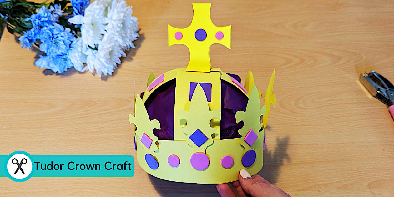 Creative Tudor Crown Craft | Twinkl Coronation Crafts